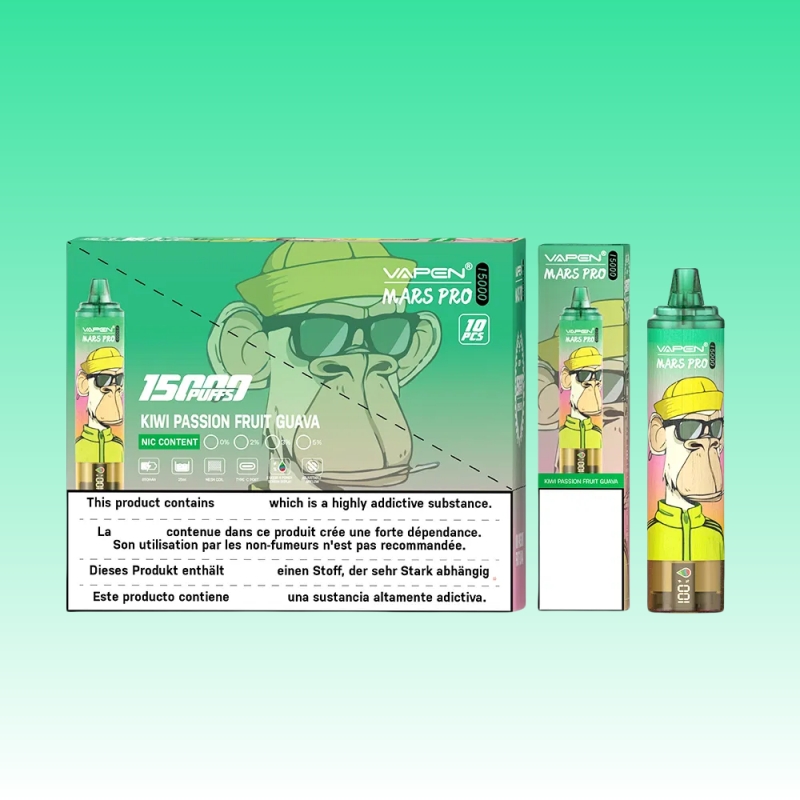 Vapen Mars Pro 15000 Puffs | Price €7,29 | Wholesale